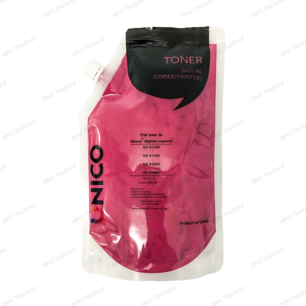 ผงหมึกชาร์ป Unico Toner for Sharp MX 3114N/4110N/4140N/5140N MX18xx ...