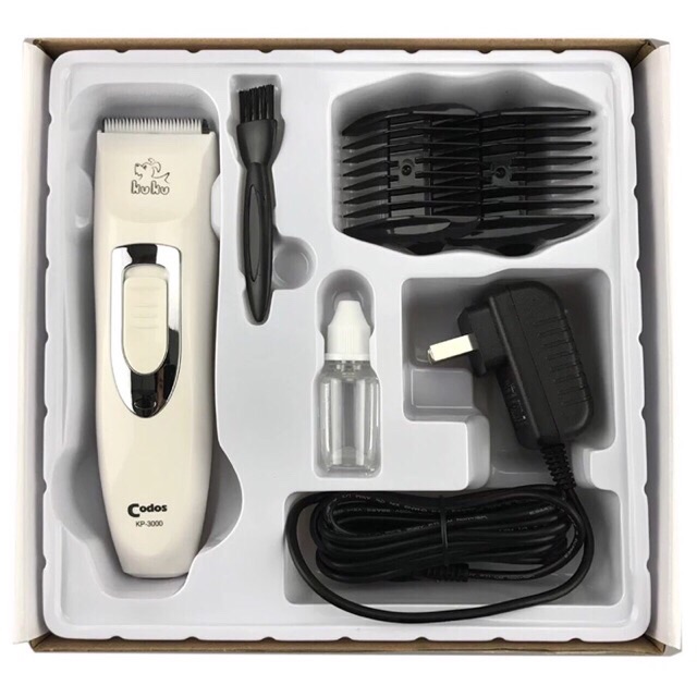 codos KUKU KP-3000 ปัตตาเลียนตัดขนสุนัข ไร้สาย แบบตาเลี่ยน ใบมีดแสตนส ...