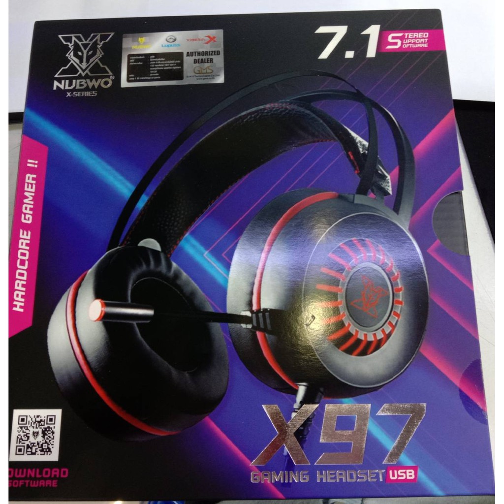 NUBWO X97 หูฟังเกมมิ่ง กับเสียงแบบ 7.1 Surround Sound GamingHeadset | Shopee Thailand