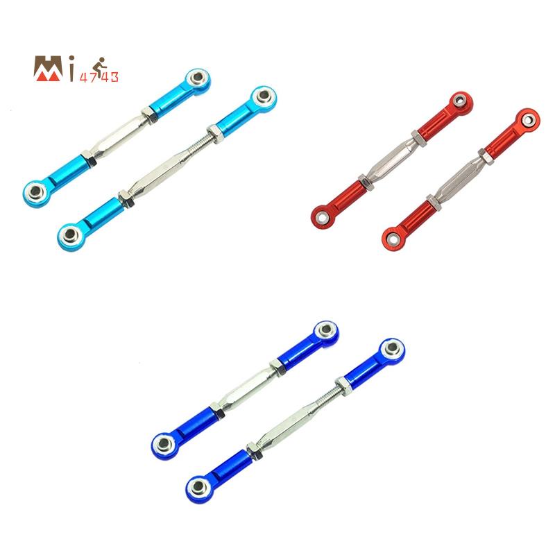 2Pcs Metal Adjustable Steering Linkage Servo Link Pull Rod for Traxxas ...