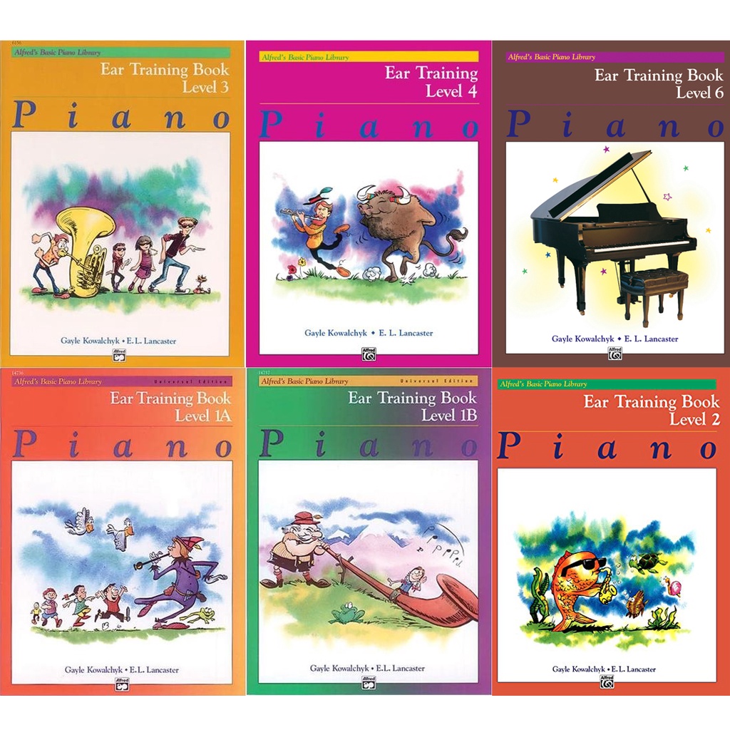 Basic Piano Course Ear Training Book 1A 1B 2 3 4 6 | Shopee Thailand