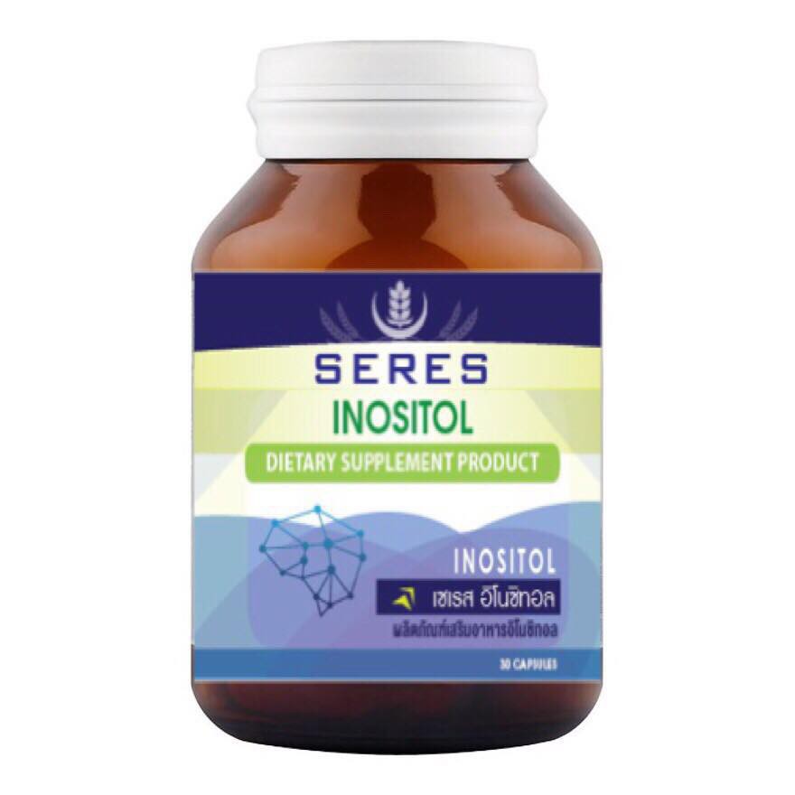 SERES INOSITOL 30 เม็ด เซเรส อินโนซิทอล ผลิตภัณฑ์เสริมอาหาร ลดความเครียด ช่วยนอนหลับ | Shopee ...