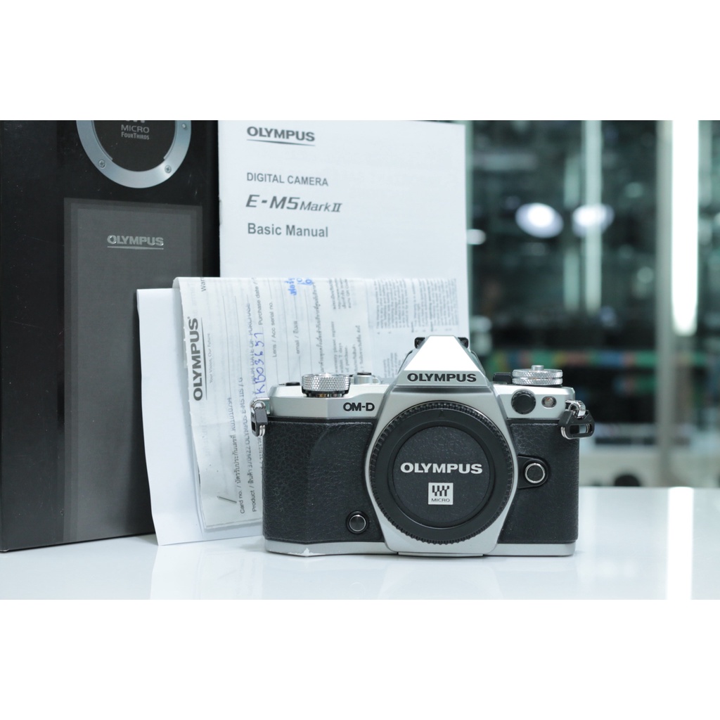 Olympus EM 5 Mark II อดีตประกันศูนย์อุปกรณ์ครบกล่อง | Shopee Thailand