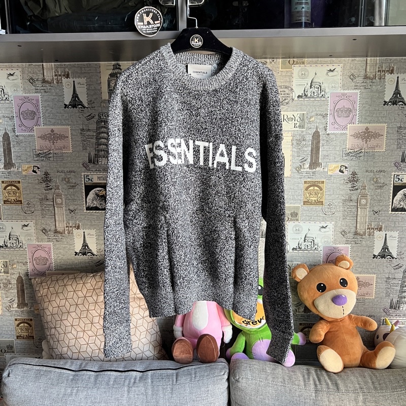 Fog Fear of God Essentials 7th (ฮู้ด ดำ XL พร้อมส่ง) Special Edition ...