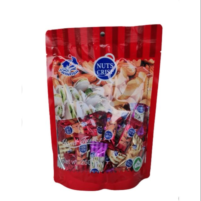 Nuts Crisp ธัญพืชอัดแท่ง.. 250 g. | Shopee Thailand