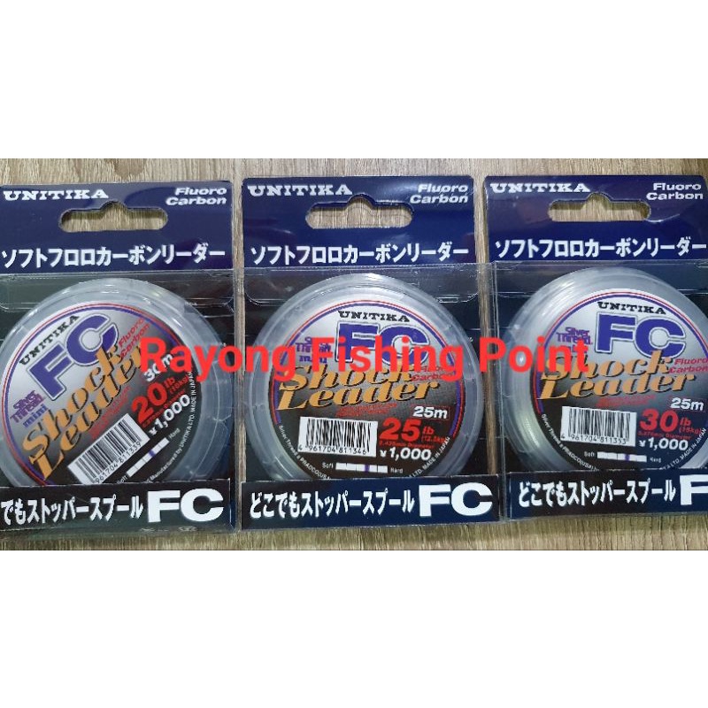 สาย Shock leader UNITIKA Fluorocarbon 100% | Shopee Thailand
