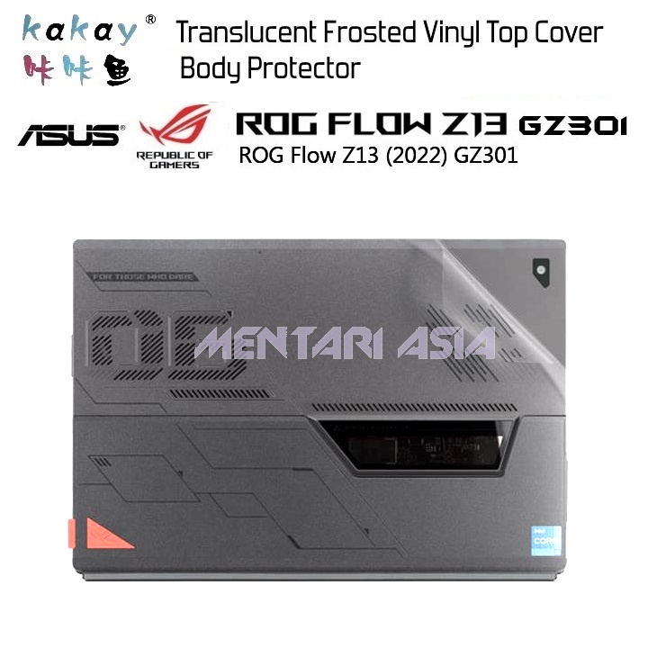 ASUS ROG FLOW Z13 GZ301 2022 Body Protector - KAY Matte Vinyl | Shopee ...