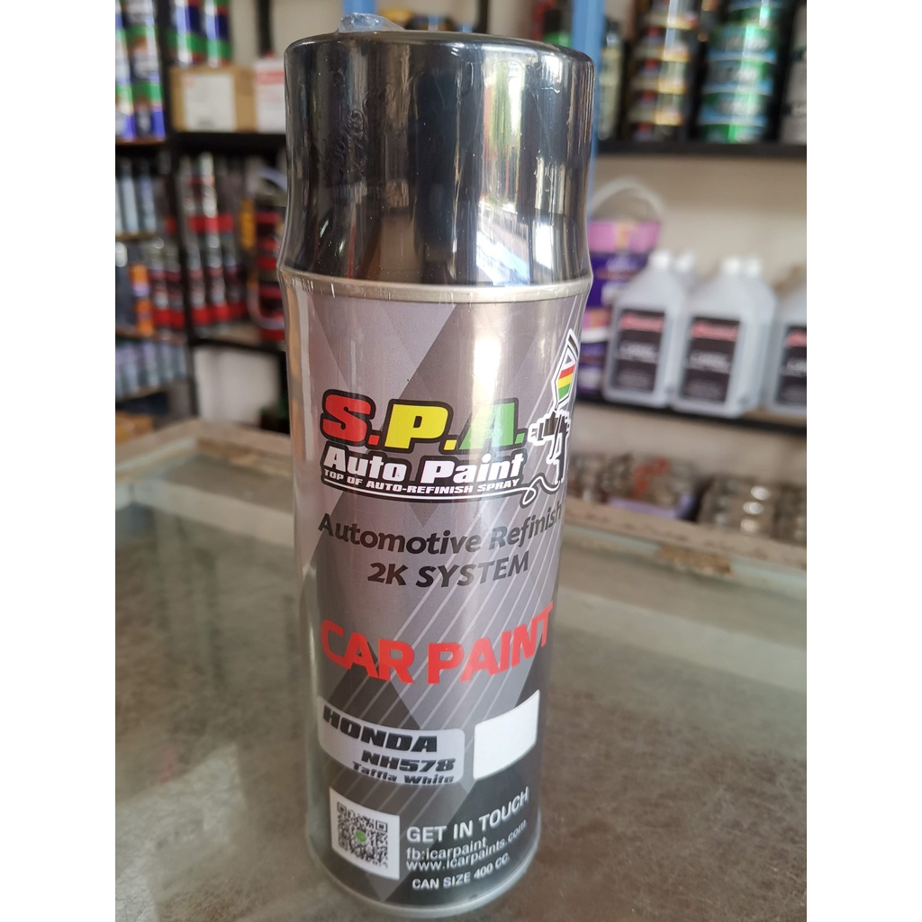 สีสเปรย์พ่นรถยนต์ Honda NH578 Taffla White. | Shopee Thailand