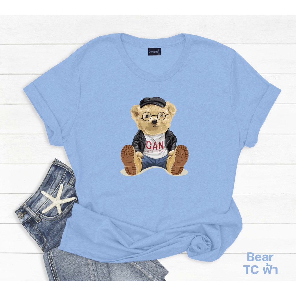 [ TC Bear ] เสื้อครอบครัว ใส่เป็นทีมแก๊งค์ มีหลายไซด์ เด็กผู้ใหญ่ ผ้า ...