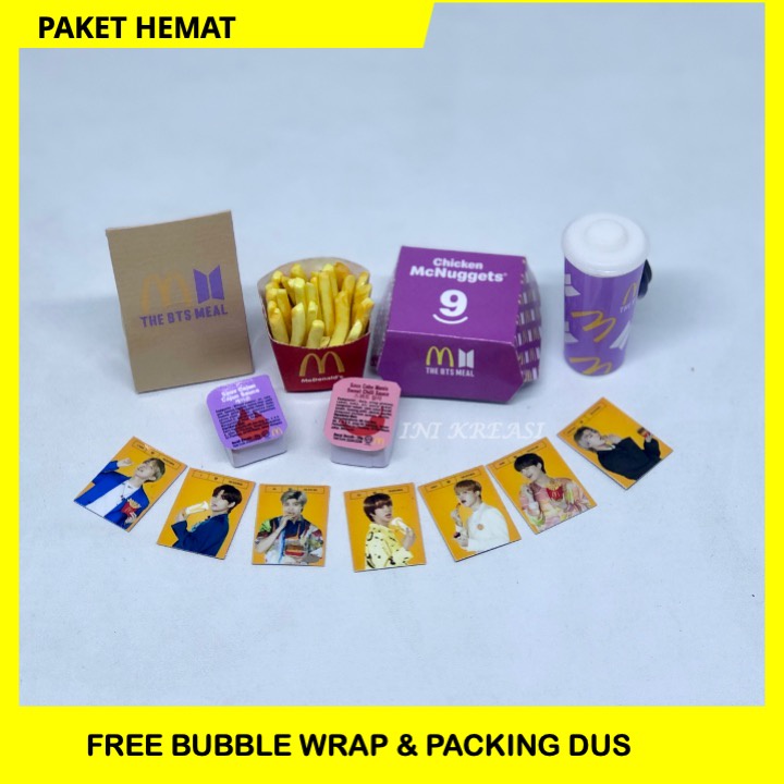 แผ่นแพทช์ตู้เย็น Bts MEAL MCD PACKAGING+Potato ขนาดเล็ก ประหยัดพื้นที่ ...