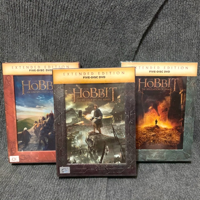 The Hobbit Trilogy Extended Editions เดอะ ฮอบบิท 15 Disc Dvd Shopee