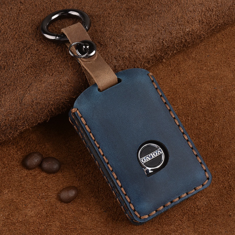 VOLVO Crazy Horse Leather Key Case for Regal 20/21 XC60 S90 S60 XC40 ...