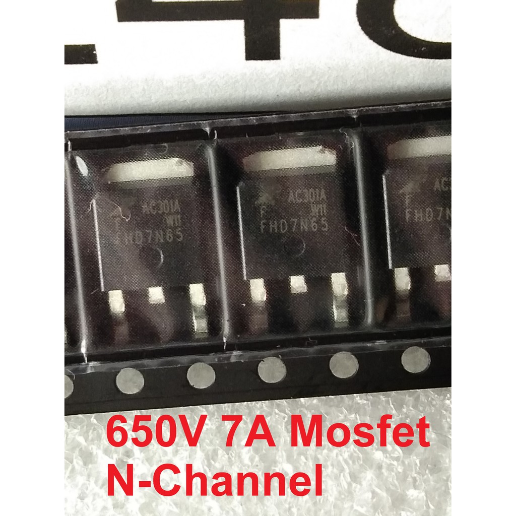 ของแท้ 7N65 FHD7N65 TO-252 N-Channel Mosfet 650V 7A ยี่ห้อ FeiHong | Shopee Thailand