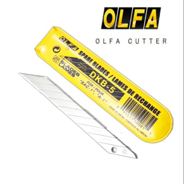 ใบมีดคัตเตอร์ OLFA DKB-5 (1หลอด/5 ใบ) | Shopee Thailand