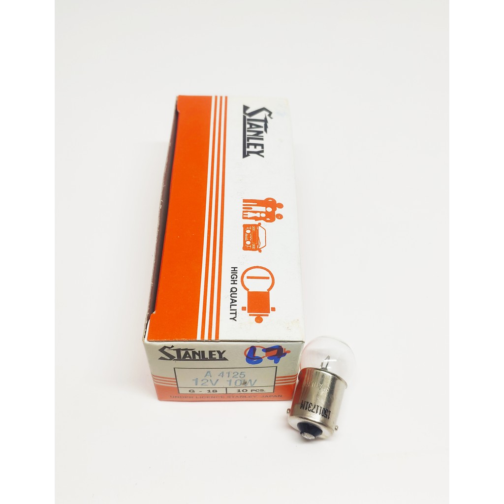 หลอดไฟ 4125 12V 10W STANLAY MADE IN JAPAN 10หลอด | Shopee Thailand