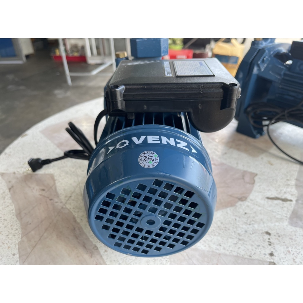 Venz รุ่นVR100 ปั้มน้ำหอยโข่ง 1HP ขนาดท่อ 1-1/2” x 1-1/4” (1เฟส 2สาย ...