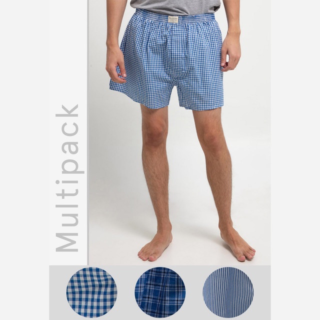 Giordano Boxer Gio (3 ชิ้น) ผู้ชาย | Shopee Thailand