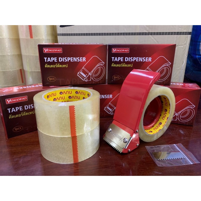 ชุดเทปใส พร้อมเครื่องตัดเทป OPP ยี่ห้อ NUVO | Shopee Thailand