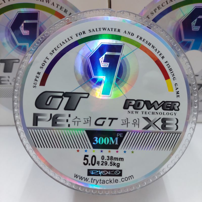 สาย PE Ryoko GT Power X8 ถัก 8 ยาว 150 เมตร / 300 เมตร | Shopee Thailand