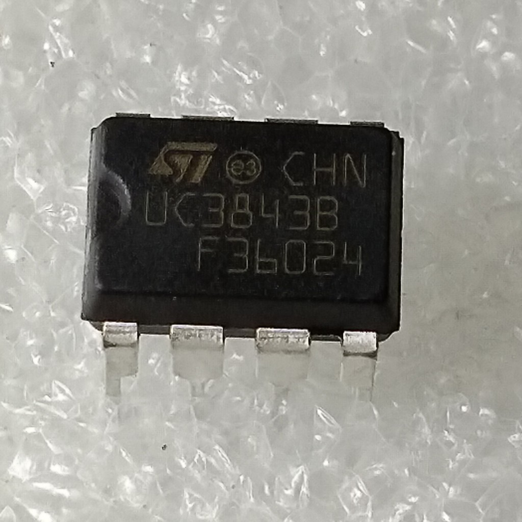 DIP-8 มีขา UC3843 UC3843B ไอซี 8 ขา ยี่ห้อ ST | Shopee Thailand