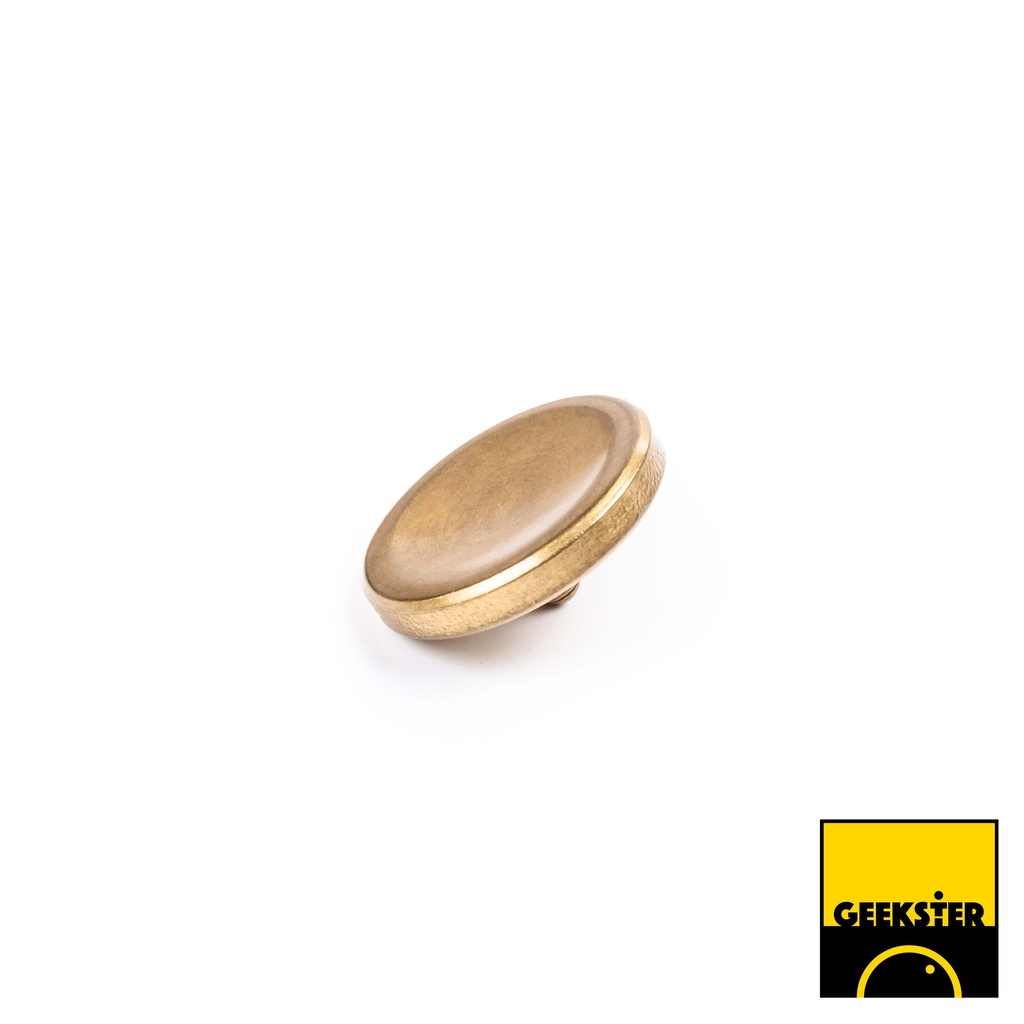 ปุ่ม Soft Shutter ทองเหลือง แท้ 16mm ( Brass Soft Release Shutter Button / Leica M / ปุ่มชัตเตอร ...