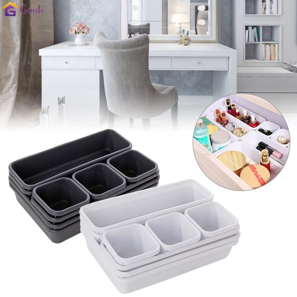 Organizer Box Trays Home Office Storage Kitchen Bathroom Closet Desk ...
