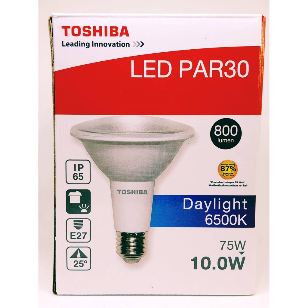 LED Par Lamp Par30 10w E27 Toshiba หลอดแอลอีดีสปอร์ตไลท์ | Shopee Thailand