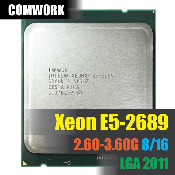 ซีพียู Intel XEON E5 2689 LGA 2011 CPU PROCESSOR X79 C602 WORKSTATION ...