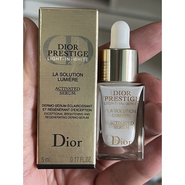 DIOR PRESTIGE Light In White LA SOLUTION LUMIERE Serum 5ml ปี 1/2021 ...