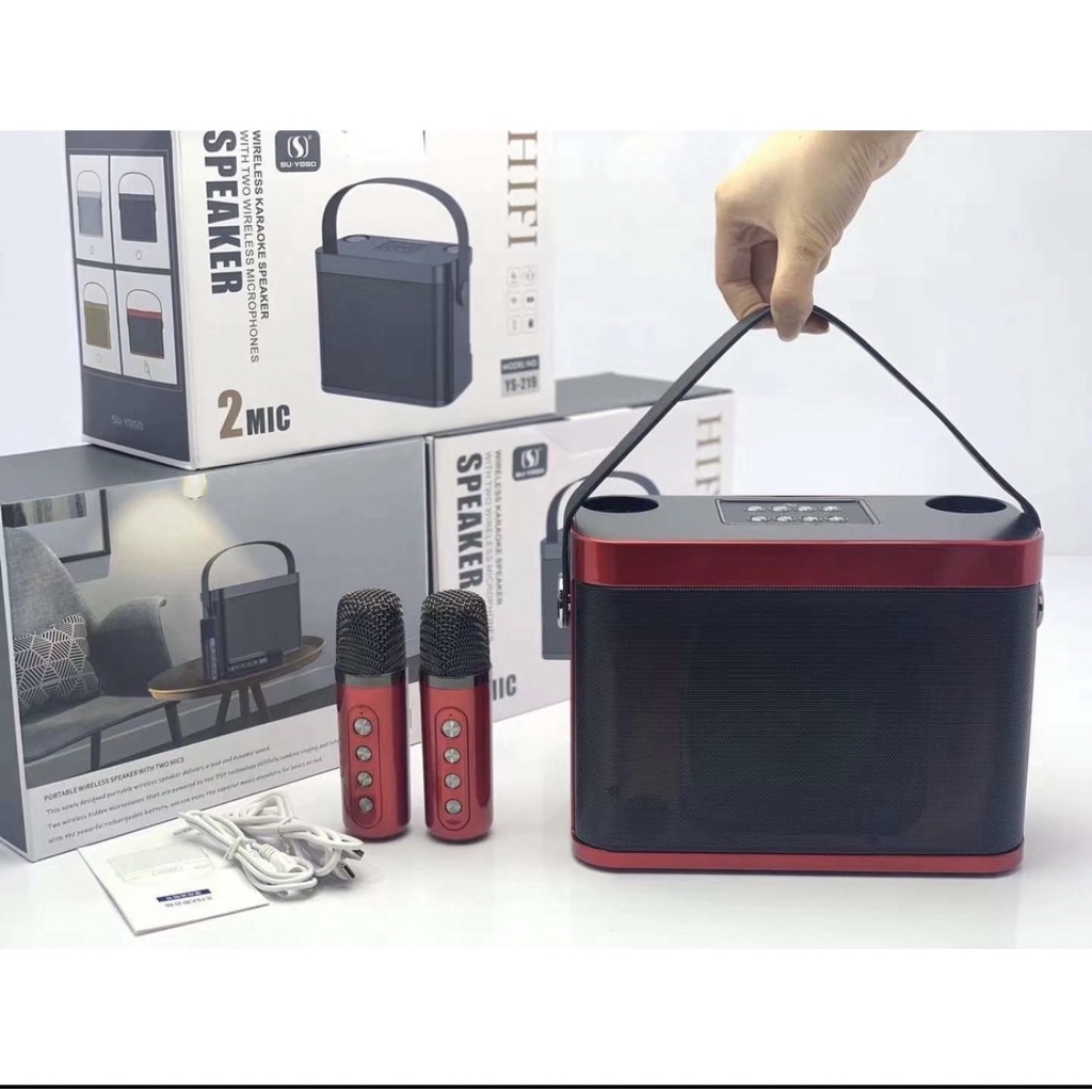 SY-YS-219 ไร้สาย home ktv ชุดเสียงไมโครโฟนเด็กลำโพงบลูทูธปาร์ตี้กลางแจ้งคาราโอเกะ | Shopee Thailand