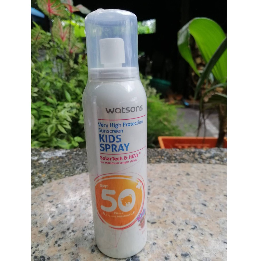 watson kid spray sun protection spf 50 กันแดด เด็ก เปรย์ วัตสัน ...