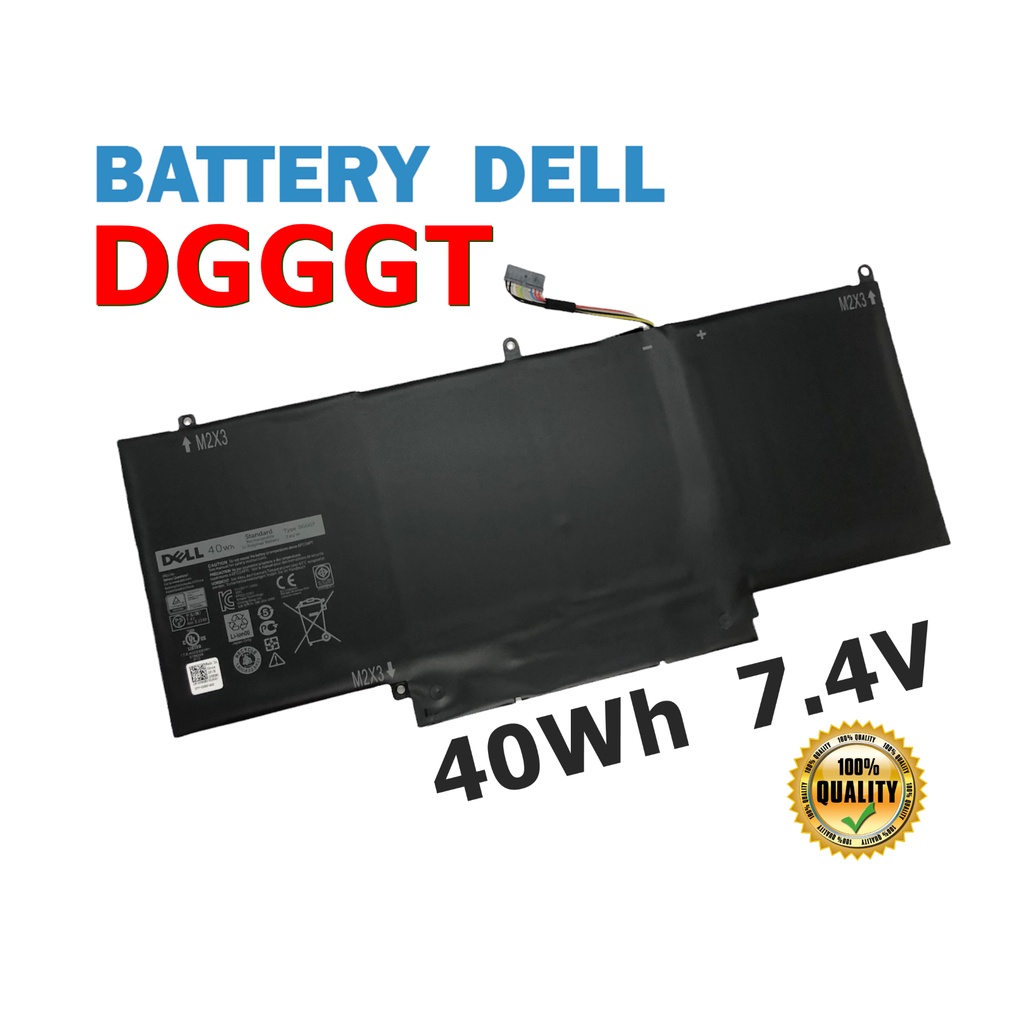 Dell แบตเตอรี่ DGGGT (สำหรับ XPS 11 XPS11D-1308T XPS11D-1508T XPS11D ...