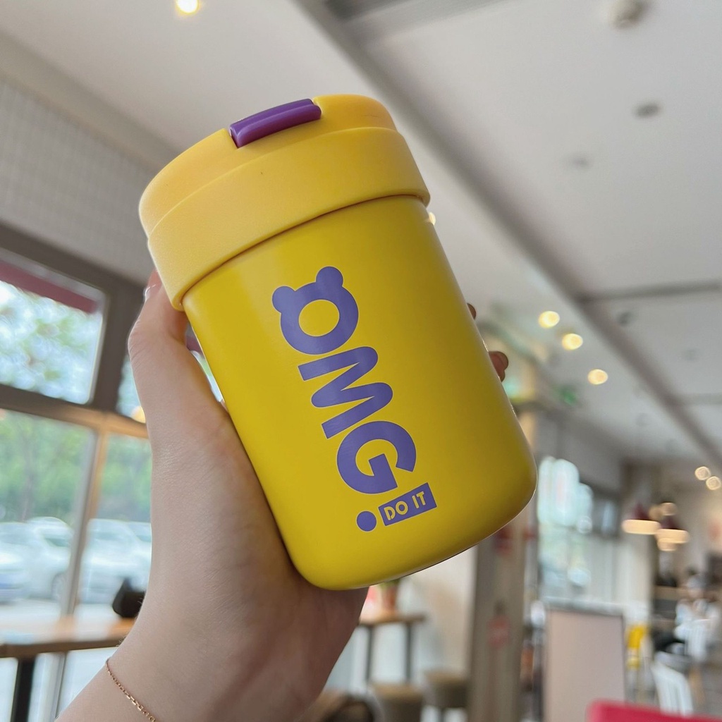 แก้วขนาด340ML /420ML เก็บความร้อน-เย็น สแตนเลส316 มียางรองก้นแก้ว หลอดเด้งในตัว | Shopee Thailand