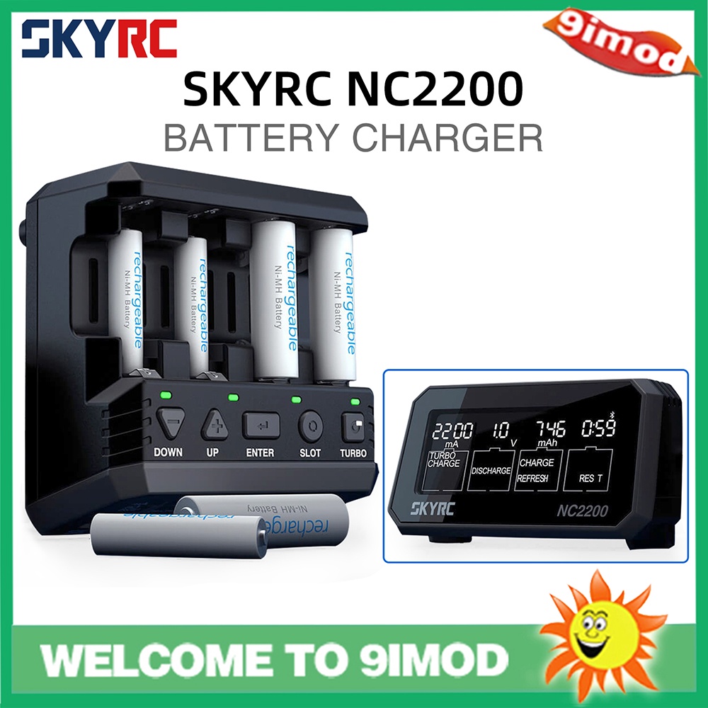 Skyrc NC2200 ที่ชาร์จแบตเตอรี่ 12V 2.0A 4 ช่อง AA AAA และเครื่อง ...