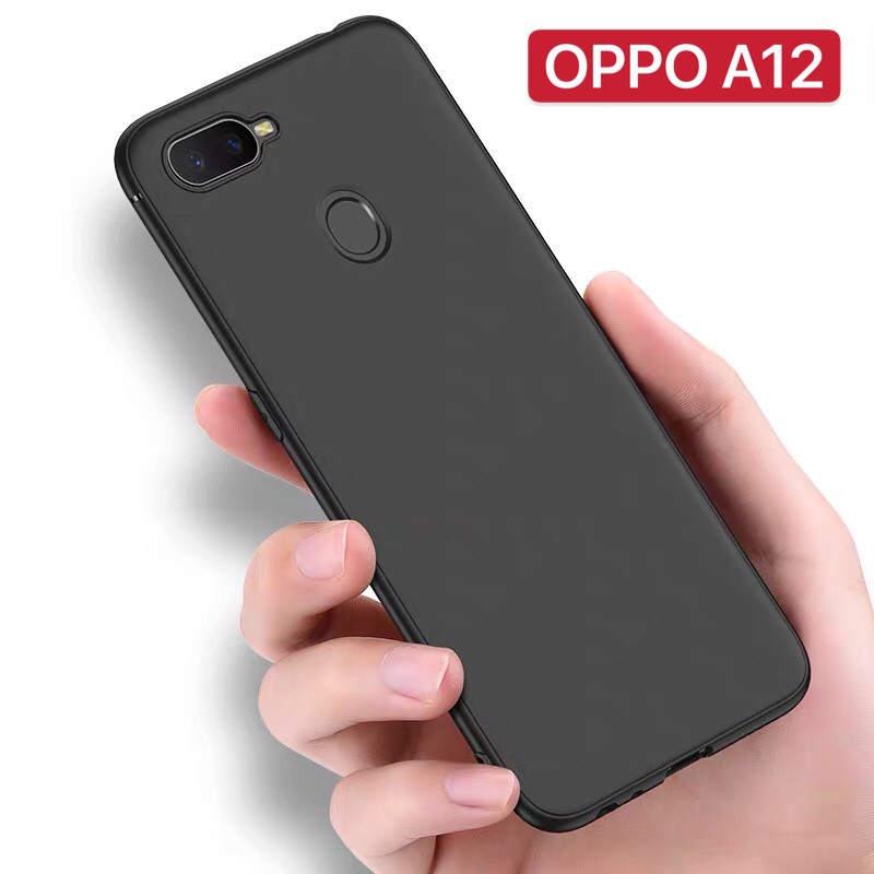 TPU CASE OPPO A12 เคสโทรศัพท์ออฟโป้ ซิลิโคนนิ่ม สวยและบางมาก มีสีดําและ ...