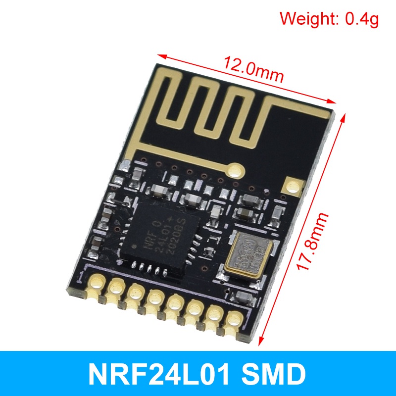 โมดูลส่งสัญญาณข้อมูลไร้สาย NRF24L01+ 2.4G 2.4GHz NRF24L01 NRF24L01+PA ...