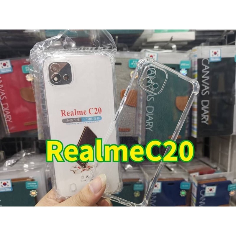 เคสใสกันกระแทกแบบคลุมกล้องรุ่นoppo RealmeC20 | Shopee Thailand