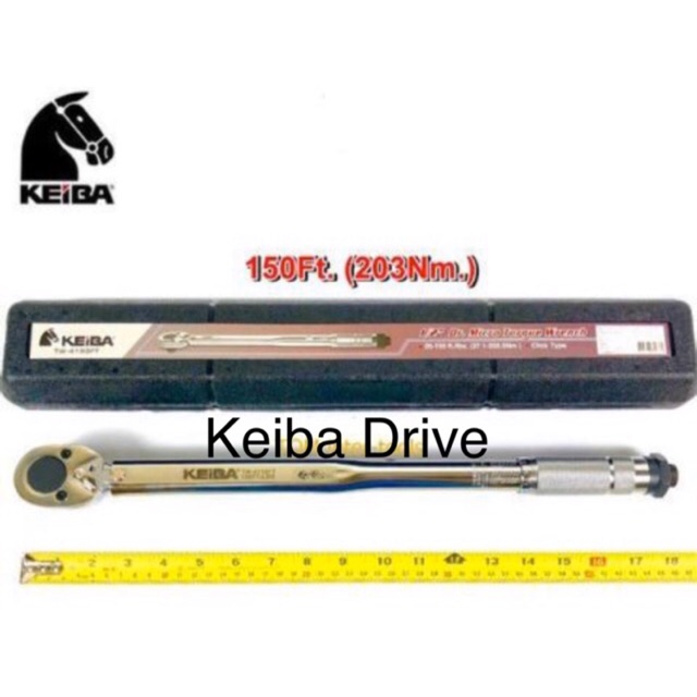 Keiba 1/2 18นิ้ว ด้ามขันปอนด์ ประแจปอนด์ torque wrench สภาพใหม่ | Shopee Thailand