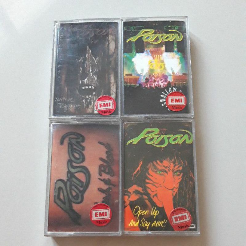 เทป วง Poison 4 อัลบั้ม เทปลิขสิทธิ์แท้ | Shopee Thailand
