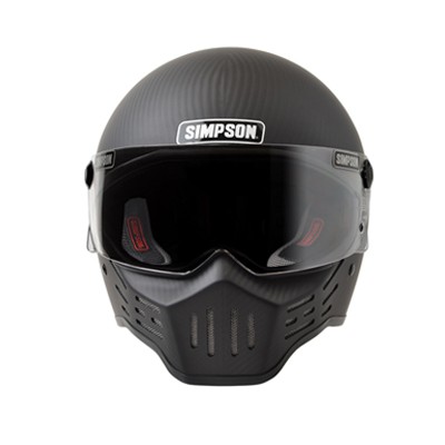 หมวกกันน็อก SIMPSON HELMET - M30 SATIN CARBON By Life and Kustom ...