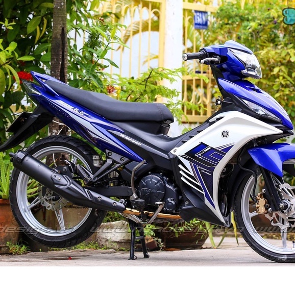 Exciter 135 LC แสตมป ์ แบบถอดได ้ สีขาว น ้ ําเงิน Gp - แสตมป ์ NTN ...