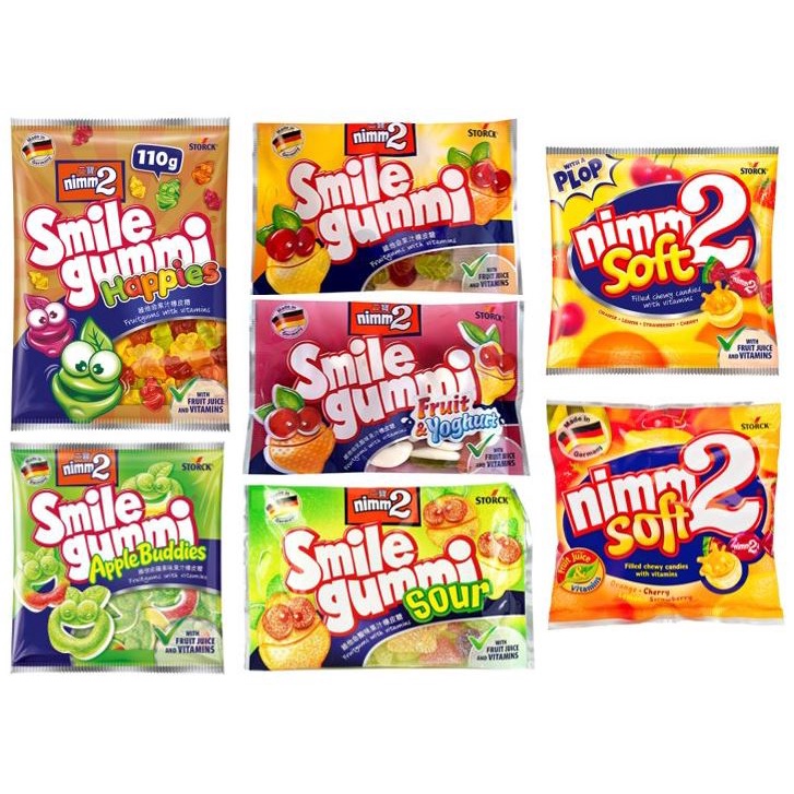 Nimm2 Smile Gummi นิมม์ ทู สไมล์ กัมมี่ เยลลี่นำเข้า มี 7 รสชาติให้ ...