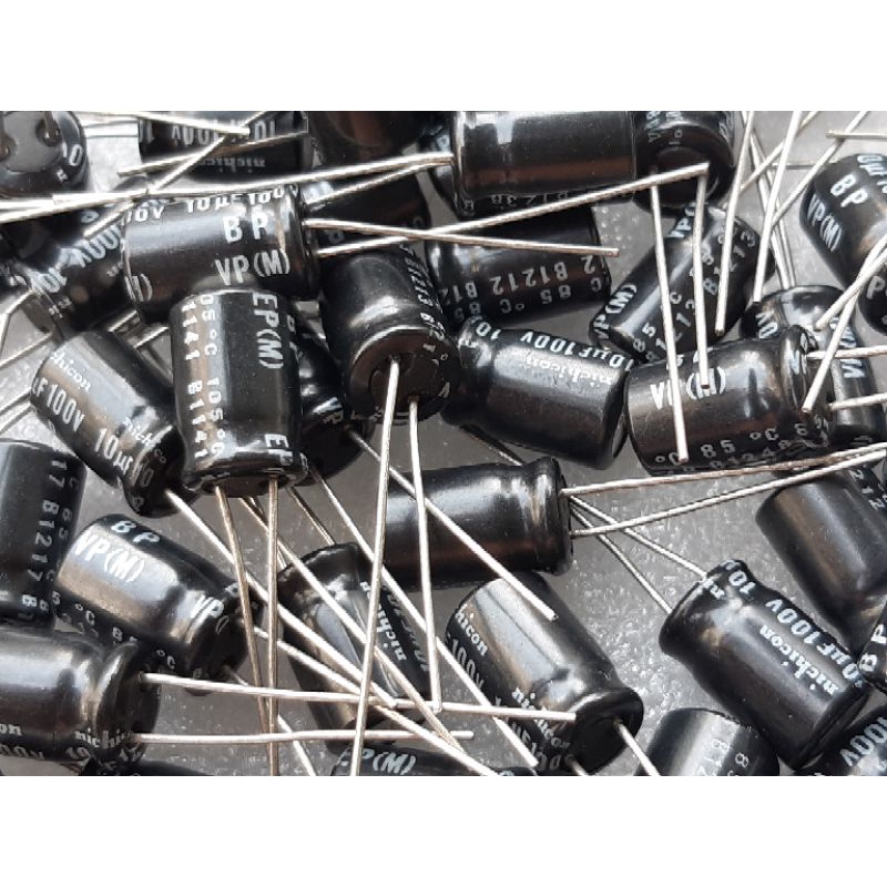 Nichicon BP VP 10uf 100v capacitor bipolar bp คาปาซิเตอร์ ตัวเก็บประจุ ...