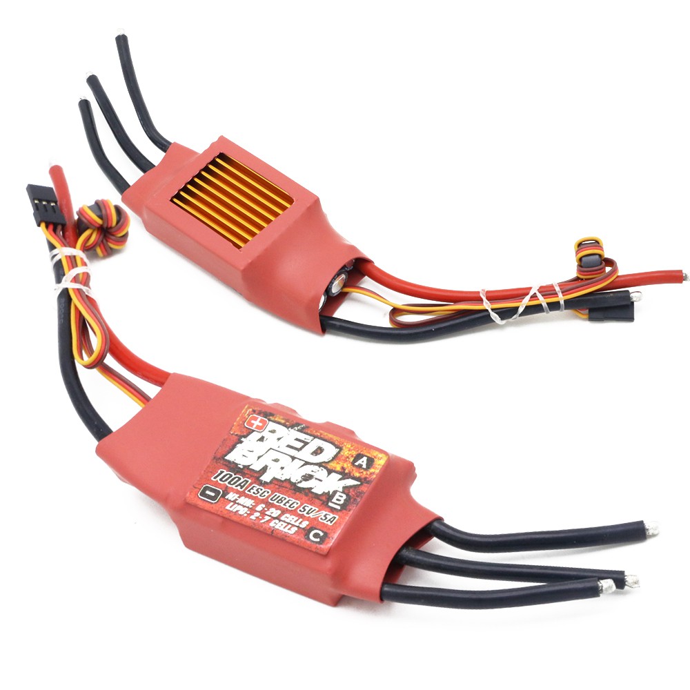 1pcs Red Brick 50A/70A/80A/100A/125A/200A Brushless ESC Electronic Speed Controller 5V/3A 5V/5A ...