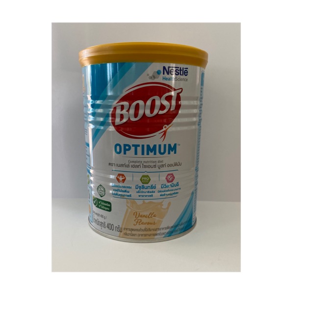 Boost Optimum 400G มีเวย์โปรตีน | Shopee Thailand