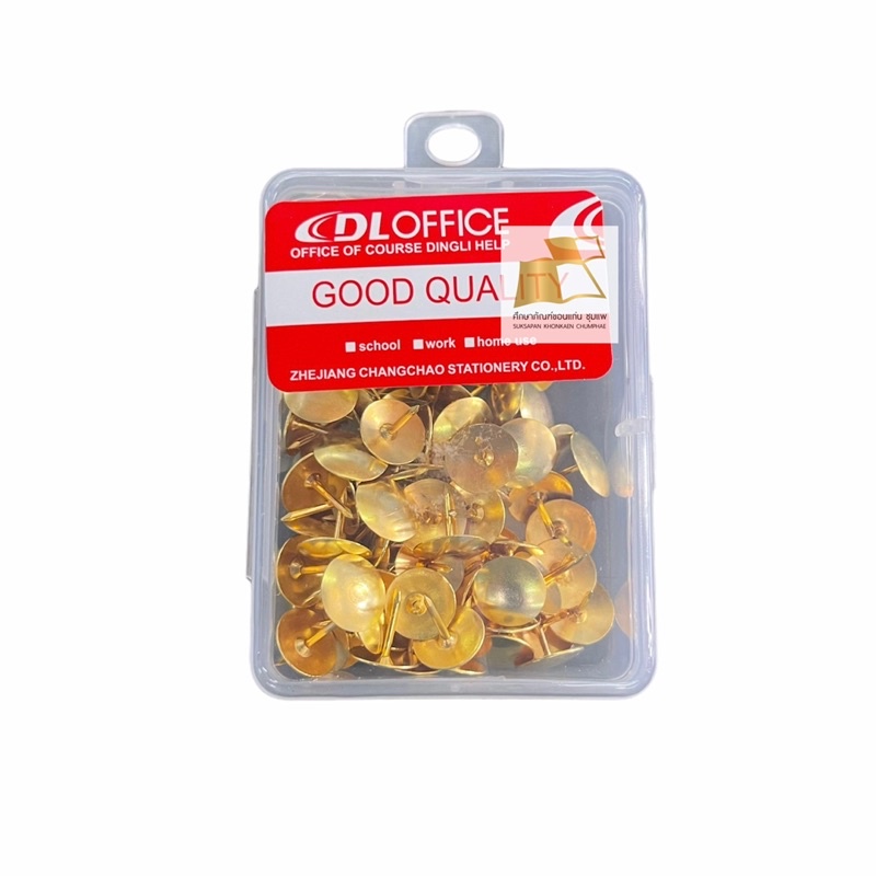 หมุด หมุดสีทอง หมุดปักแผนที่ หมุดปักบอร์ด เข็มหมุด 100 ชิ้น | Shopee ...