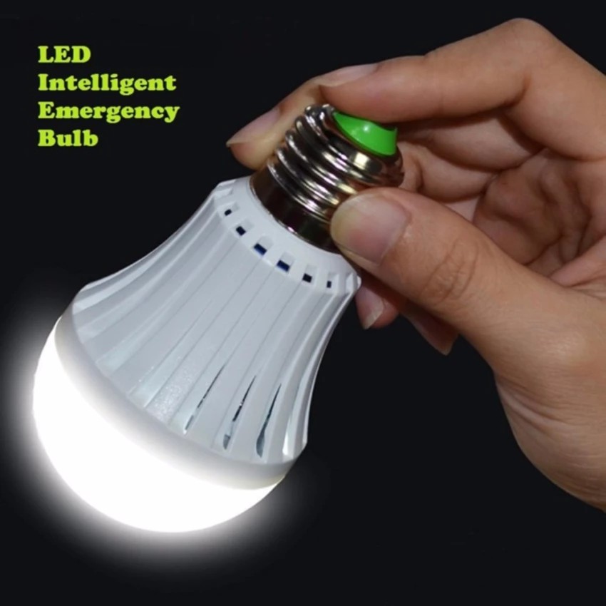 LED INTELLIGENT EMERGENCY BULB หลอดไฟ LED E27 BULB กันน้ำ 9W แสงขาว ...