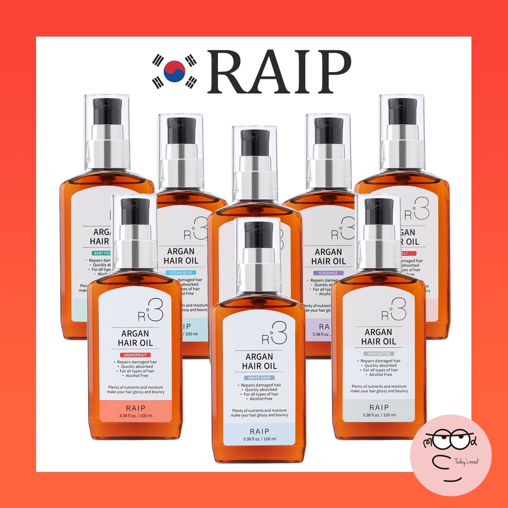 [RAIP] (1+1+1) R3 ARGAN HAIR OIL HAIR ESSENCE 100ml (9 ชนิด) | เซรั่มน้ํามันอาร์แกน โมร็อกโก ...