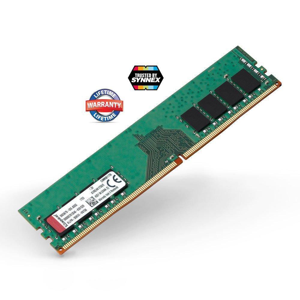 8 GB RAM PC (แรมพีซี) DDR4/2400 KINGSTON (KVR24N17S8/8)- LifeTime ...
