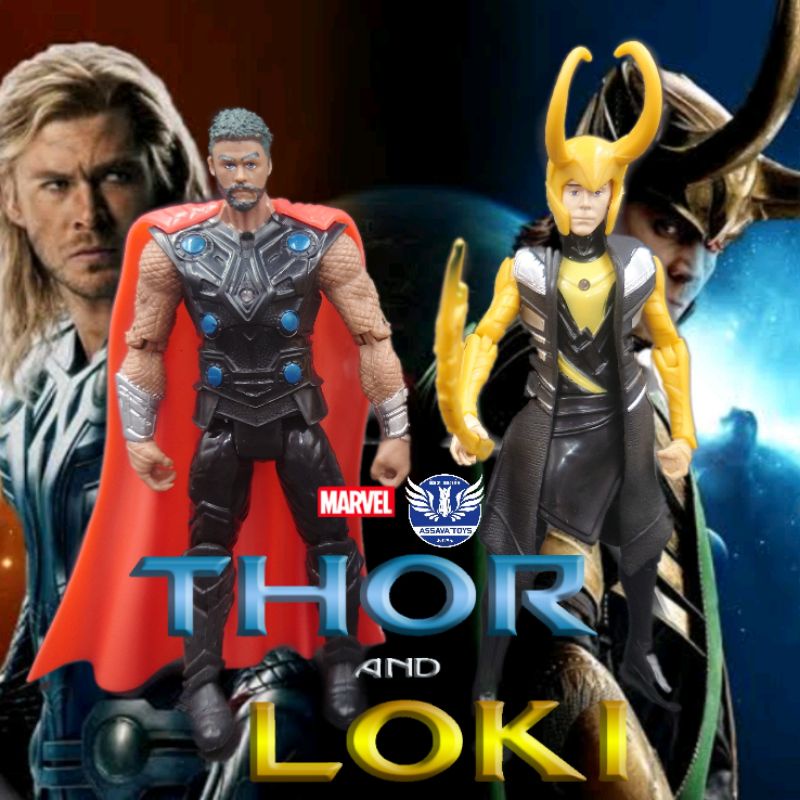 Sale!! ถูกที่สุด โมเดล Thor & Loki All Series จาก Marvel Avengers ขนาด ...